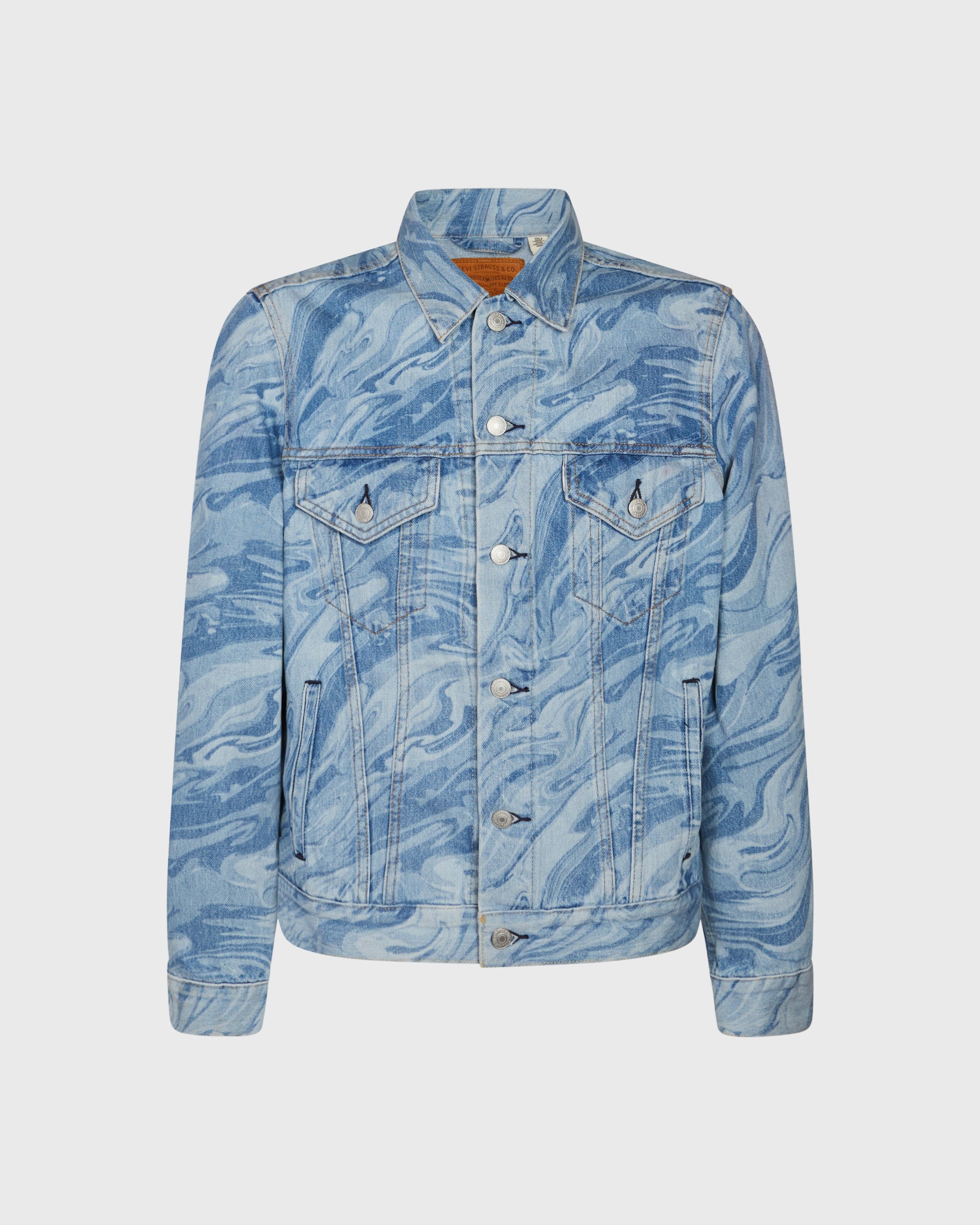 Swirl Pattern Denim Jacket – THE STYLISTS ARCHIVE